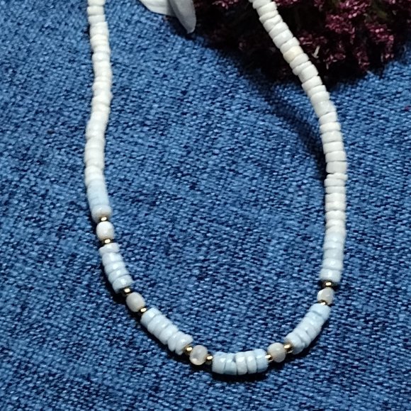 Sea Shell | Jewelry | Rounded Puka Shell Choker Wmother Of Pearl | Poshmark